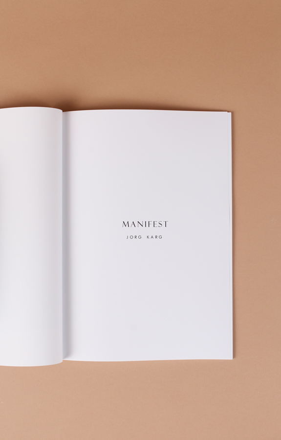MANIFEST BOOK – Jorg Karg